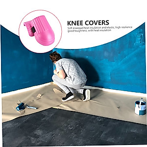 Housoutil 2 Pairs Knee Pads Gel Knee Pads Cleaning Tools Kneeling Pad Planting Knee Pad Garden Knee Protectors Practical Kneeling Cushion Mason Kneeling Cushion Worker Knee Protection Sleeve