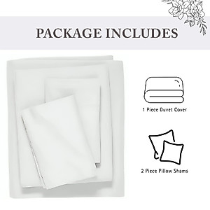 Minor Monkey Full/Queen Duvet Cover 1000 Thread Count 100% Egyptian Cotton Luxury Hotel Quality Silver Grey Quilt Cover & Pillow Sham - 3 PC All Season Duvet Cover Set with Zipper Closure, Corner Ties