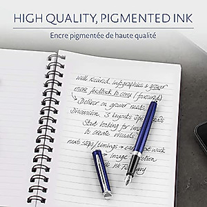 Waterman Fountain Pen Ink Cartridges, Short 'International', Intense Black, 6 Count