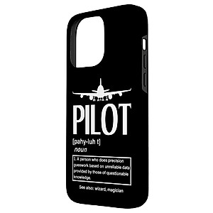 iPhone 15 Pro Max Funny Pilot Case