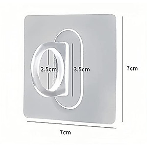 LADYMOON Adhesive Spray Bottle Holder,Set of 10,Wall Hooks Without Nails,Bathroom and Kitchen Adhesive Hooks for Hanging,Curtain Rod Holder,Storage of Small Objects, Etc…