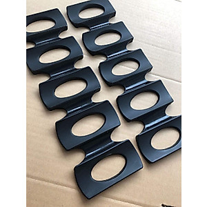 UCITY 2 Pack Black Bottle and Can Easy Stacker Foldable Wine Beer Racker Space Saver Perfect for Kitchen Cabinet and Fridge Storage Rack