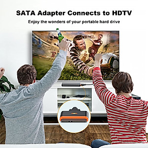 FEMORO SATA to USB C Adapter, USB Type C to 2.5'' SATA Converter Cable External Hard Drive Compatible with SSD WD Seagate Toshiba Hitachi MacBook Pro/Air XPS 13/15 ThinkPad X1