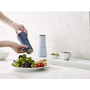 Joseph Joseph Milltop Non-Spill Salt & Pepper Mill Set-Editions (Sky), Regular