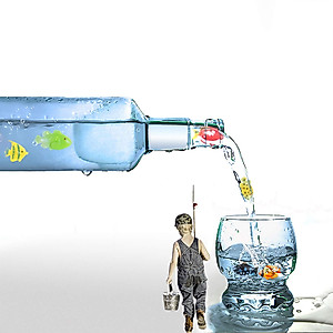 Boao 48 Pcs Plastic Fish Toys Small Tropical Fish Figure Play Set Sea Animals Bath Toys Tropical Party Favors Assorted Ocean Creatures Figures Birthday Learning Educational Party Supplies