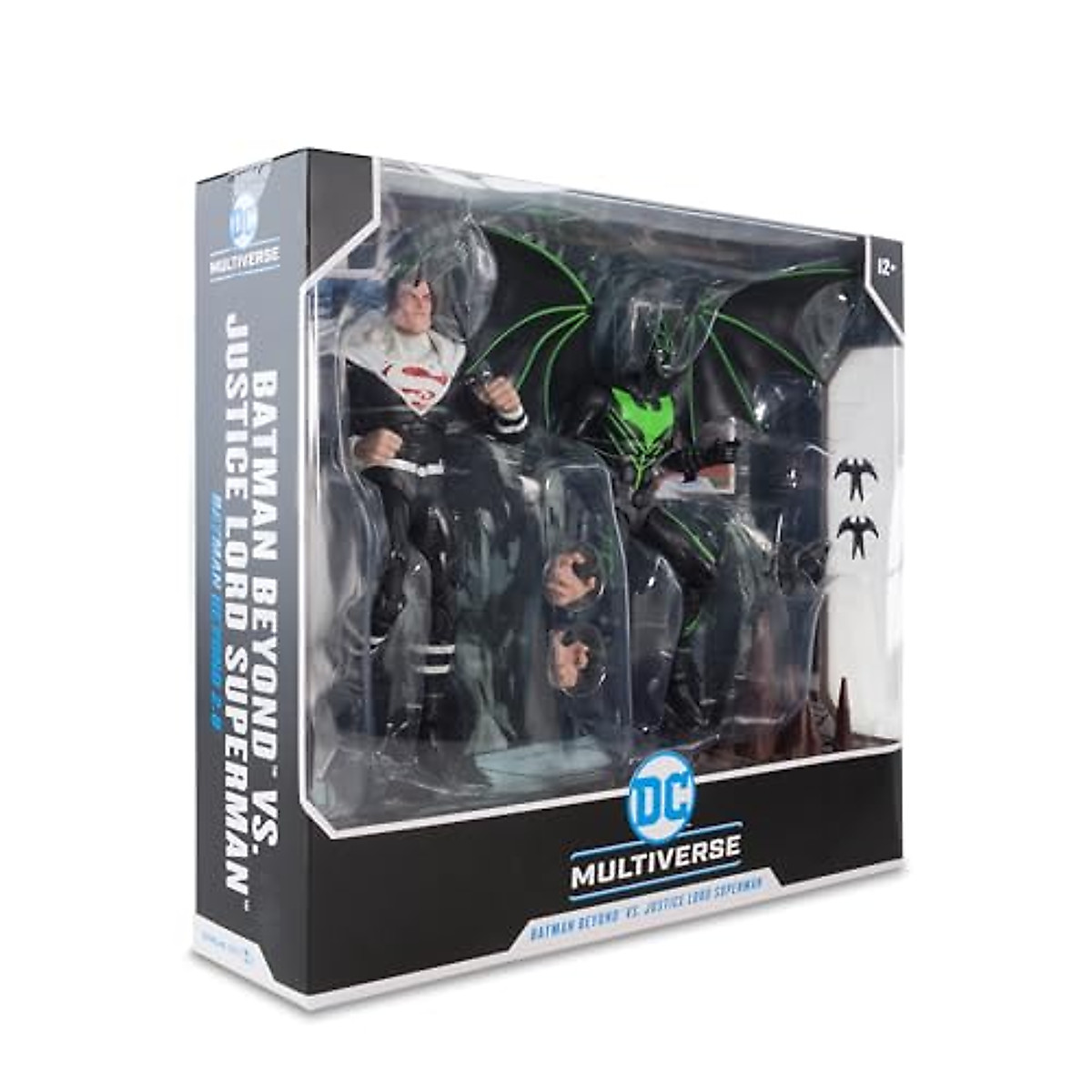 McFarlane Toys - DC Multiverse Batman Beyond vs. Justice Lord Superman 7in Action Figure 2pk