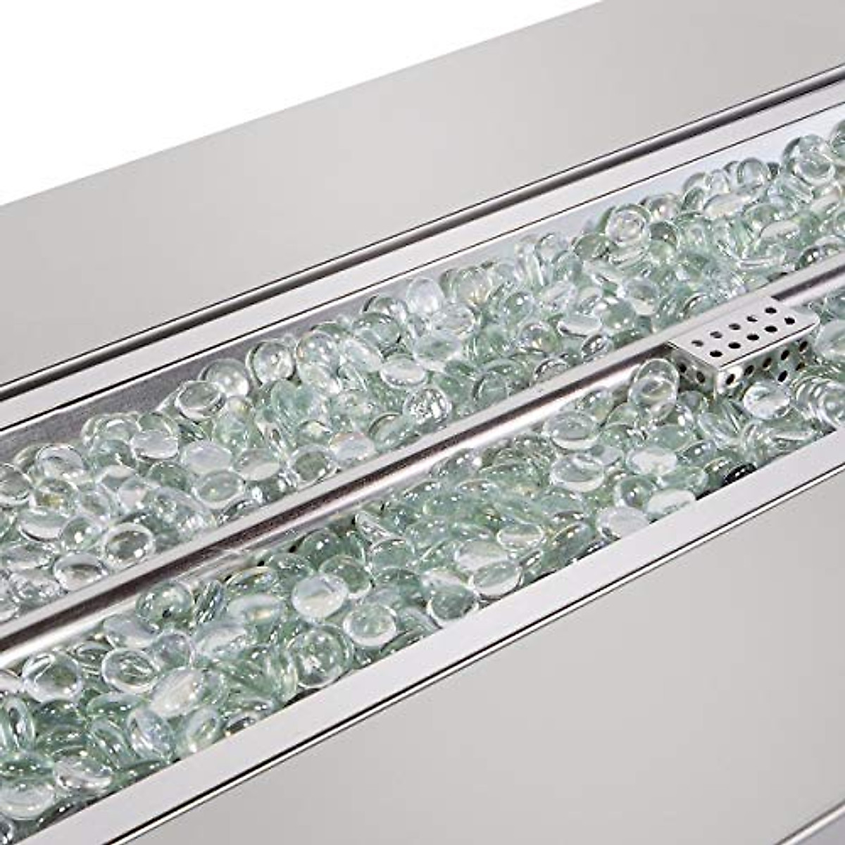 Barton Outdoor Propane Gas Fire Pit Patio Garden Flame w/Firepit Heater Weather Cover, ANSI Certificated 50,000BTU