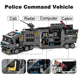 Uvini 51-in-1 Robot Building Kit for Kids STEM Building Toys Set for Boys 8-12, Engineering STEM Projects Construction SWAT Building Blocks Toys Gifts for Boys Kids Age 6 7 8 9 10 11 12 Year Old