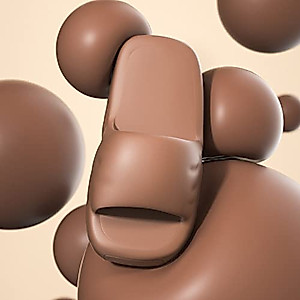 Kreeqe Chocolate Pillow Bread slippers for Women and Men,Home Soft Cloud Slippers Summer Novelty Open Toe Slide Sandals Beach Pool Shower Shoes with Cushioned Thick Sole Platform