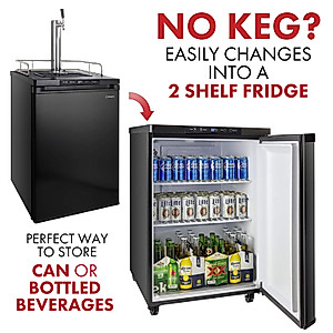 Kegco K309B-1 Keg Dispenser, Black