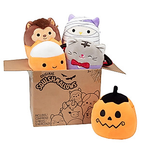 Squishmallows Original 5-Inch Plush Value 5 Pack - Official Jazwares Mini Plush - Collectible Soft & Squishy Little Stuffed Animal Toy - Add to Your Squad - Gift for Kids, Girls & Boys