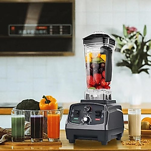 High Power 2200W Commercial Grade Blender with Timer, 2L BPA-Free Jar