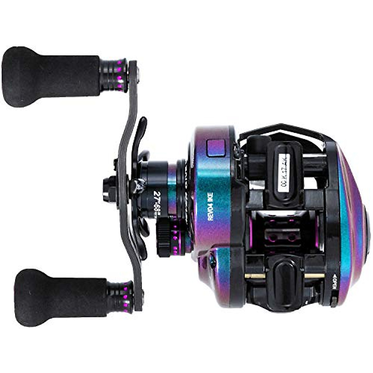 Abu Garcia, Revo IKE Low Profile Casting Reel, 6.6:1 Gear Ratio, 11 Bearings, 27" Retrieve Rate, Right Hand
