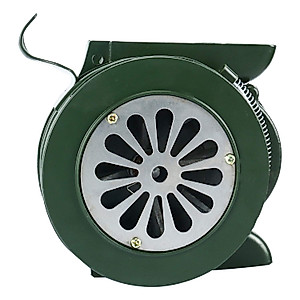 YaeGarden Loud 110±2dB Mount Metal Hand Crank Portable Metal Alarm/Siren