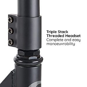 Osprey Dirt Scooter | for Adults and Beginners Bicycle with Chunky Road Tyre Off Road All Terrain Pneumatic Trail Tires and Aluminium Deck, Multiple Colours