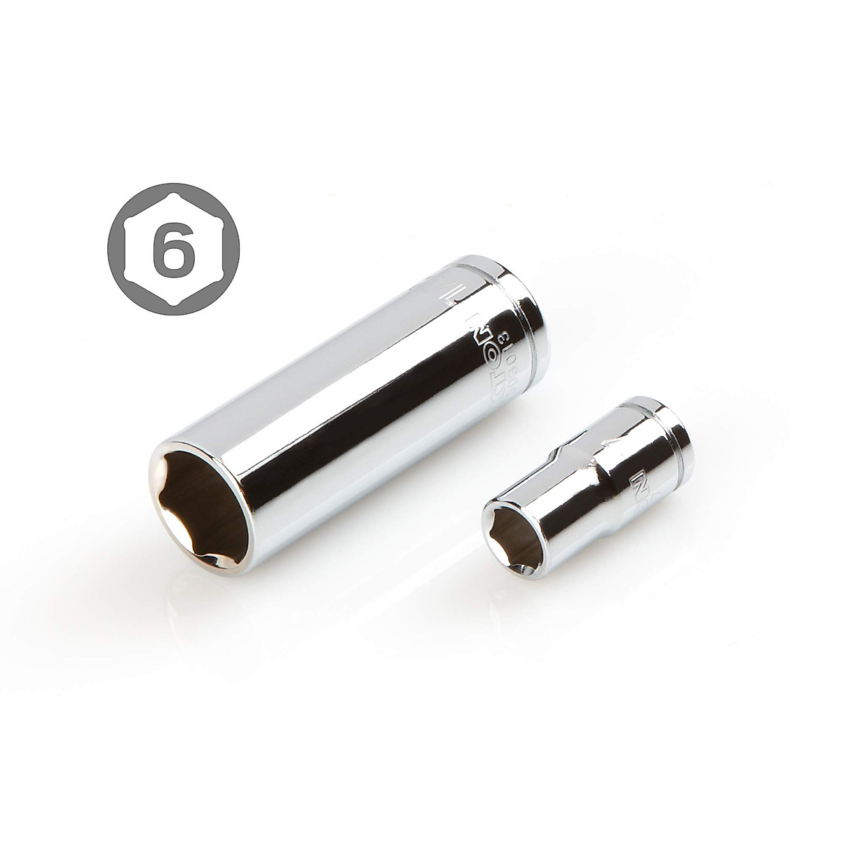 TEKTON 1/4 Inch Drive 6-Point Socket and Ratchet Set, 55-Piece (5/32-9/16 in., 4-14 mm) | SKT05301