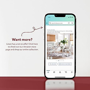 Linon Greywash with Grey Linen Upholstered Seat Includes Table Four Chairs Bench Carter Six Piece Dining Set