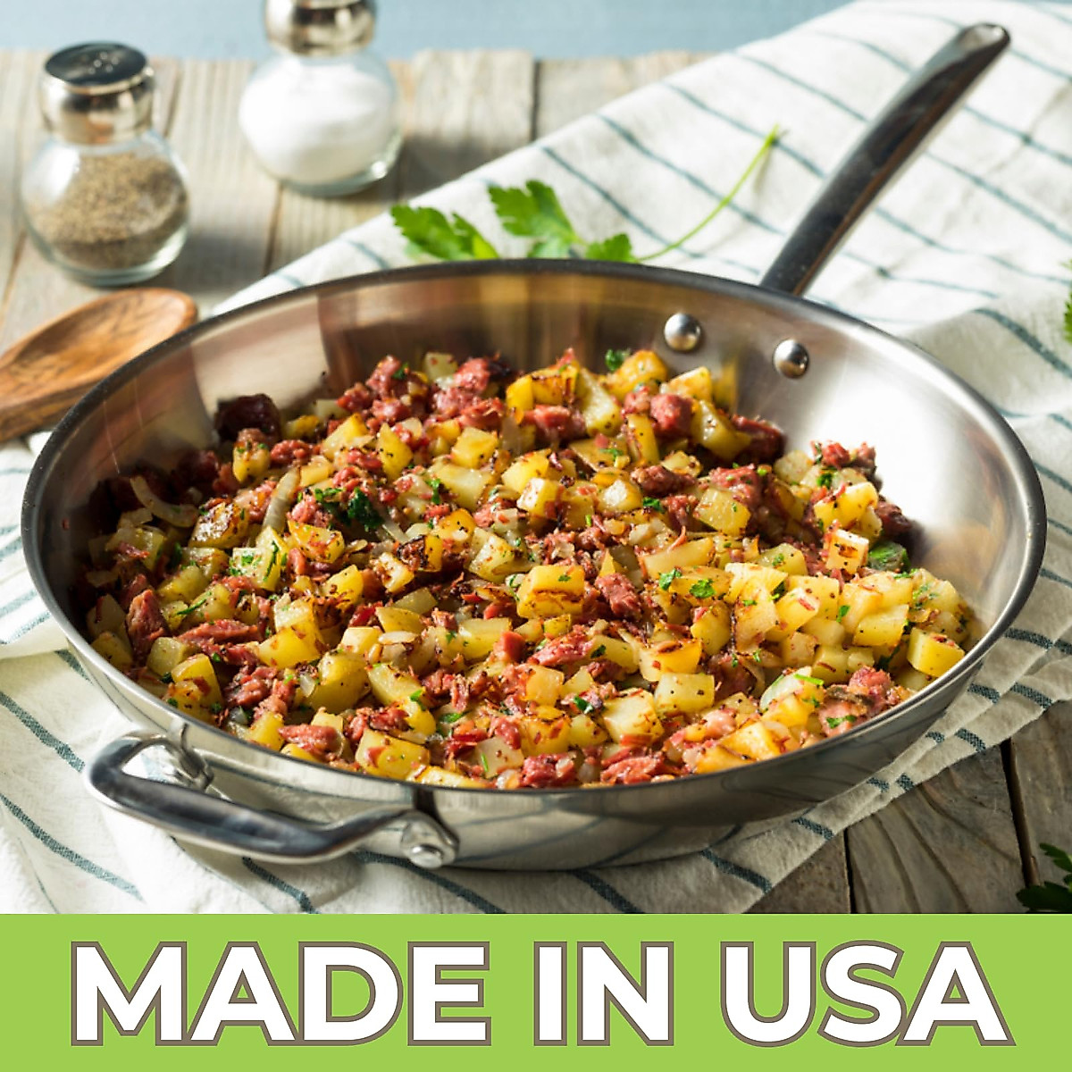 Nutristore Freeze Dried Potatoes | Premium Vegetables for Long Term Storage, Camping Meals or Recipes | Emergency Survival Canned Food Supply | Bulk #10 Can Veggies | 25 Year Shelf Life | 20 Servings