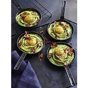 Staub Cast Iron 4.75-inch Mini Frying Pan - Matte Black, Made in France