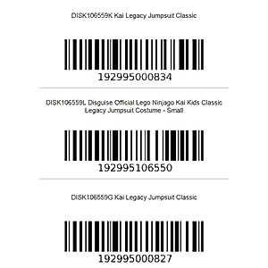 Disguise Kai Costume for Kids, Classic Lego Ninjago Legacy Themed Children's Character Jumpsuit, Child Size Large (10-12), Red & Black