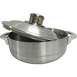 Wee's Beyond Heavy Gauge Caldero Dutch Oven with Aluminum Lid, 3.7 quart, Silver