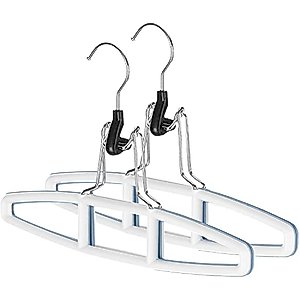 3 sets of 2 Skirt and Slack Hanger Clamp white (7'Hx 11"W) by Merrick Engineering