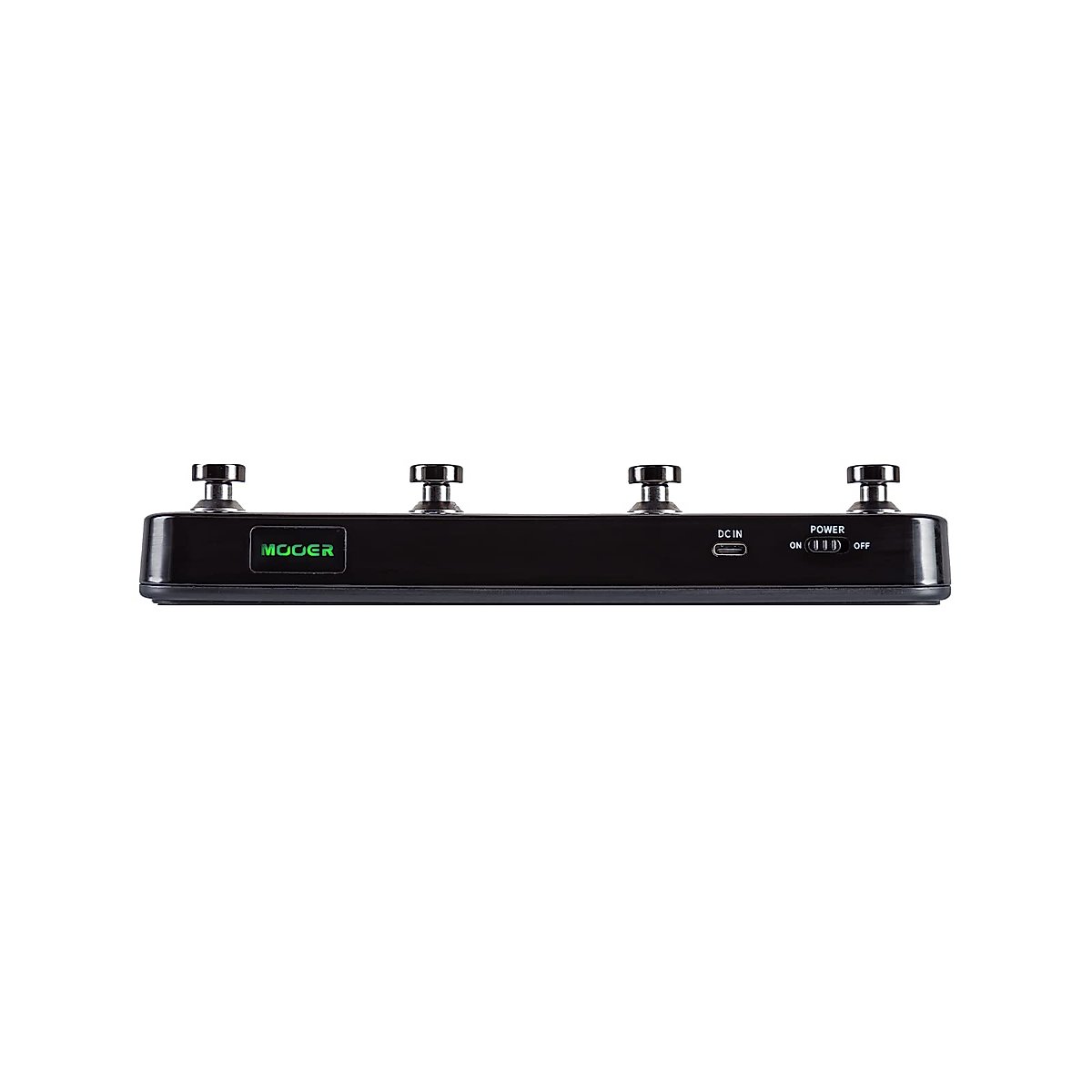 MOOER F4 Black Prime P1 Wireless Footswitch Controller for Preset Switching and Looper and Drum Machine Control