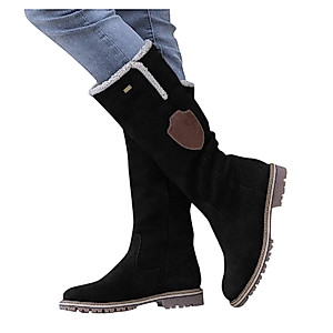 Womens Sandals, Womens Hiking Boots Waterproof Women's Black Boots Knee High Shoes Summer Heels Two Strap Cycling Boots Women's Rain Boots