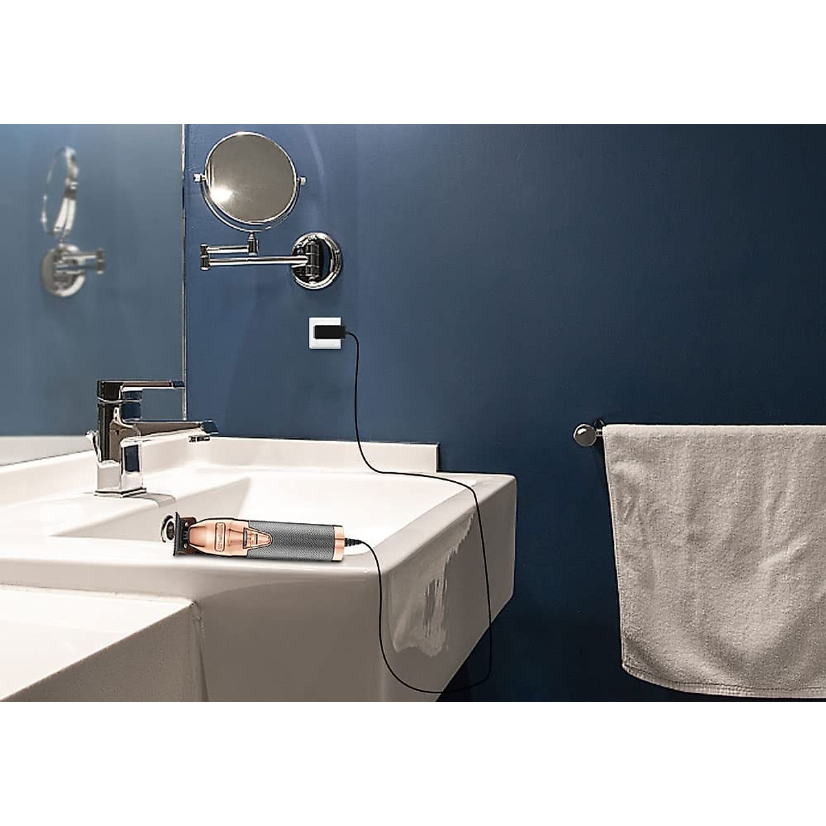 Czepa AC Charger Compatible with Babyliss Pro Clippers, 4.5V DC Power Cord Supply for Babylisspro Barberology FX870, FX788, FX787, FXSSM, FX820 (FXCORD)