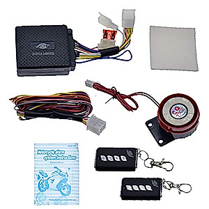 KYN 12V Motorcycle Bike Anti-Theft Security Alarm System Motorbike Scooter 125db Remote DC