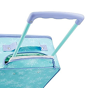 AMERICAN TOURISTER Kids' Disney Softside Upright Luggage, Telescoping Handles, Frozen, Carry-On 18-Inch