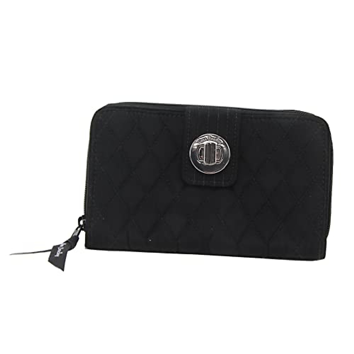 Vera Bradley RFID Turnlock Wallet (Classic Black)