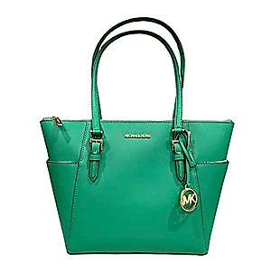 Michael Kors Charlotte Large Top Zip Tote (Palmetto Green)