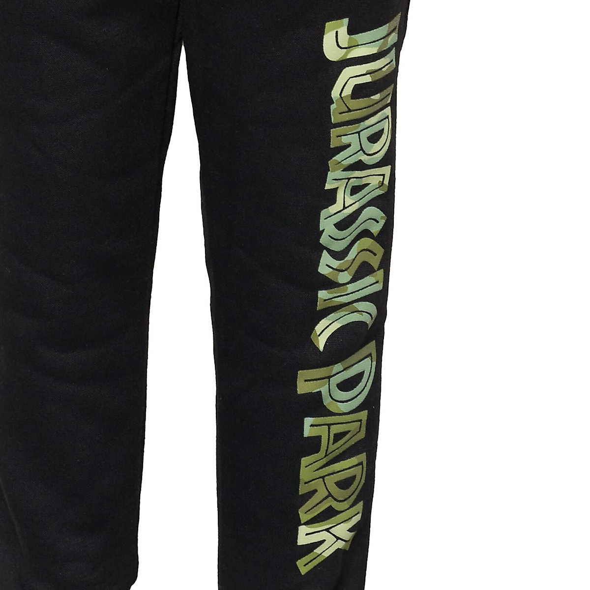Jurassic World Jurassic Park Little Boys Fleece Pullover Hoodie and Pants Outfit Set Camo Black/Green 7-8