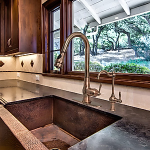 One-Handle Drinking Water Filter Faucet Water Purifier Faucet (Antique Copper)