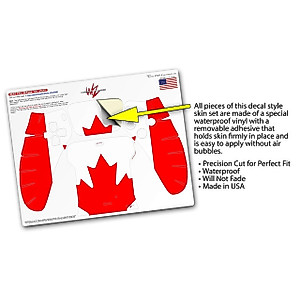 WraptorSkinz Skin Wrap compatible with Sony PS5 DualSense Controller Canadian Canada Flag (CONTROLLER NOT INCLUDED)