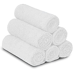 Salon Towel 16 x 26 White 24 Pack Premium Hand Towels - 100% Combed Ring Spun Cotton, Ultra Soft and Highly Absorbent, Extra Large Thick Hand Towels, Hotel & Spa Quality Hand Towels