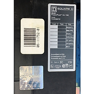 SQUARE D HJA36070 Molded Case Circuit Breaker 600V 70A