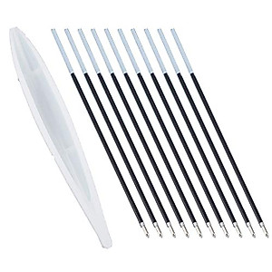 HELYZQ 5 Pcs DIY Crafts Crystal Epoxy Resin Mold Ballpoint Pen Casting Silicone Mould