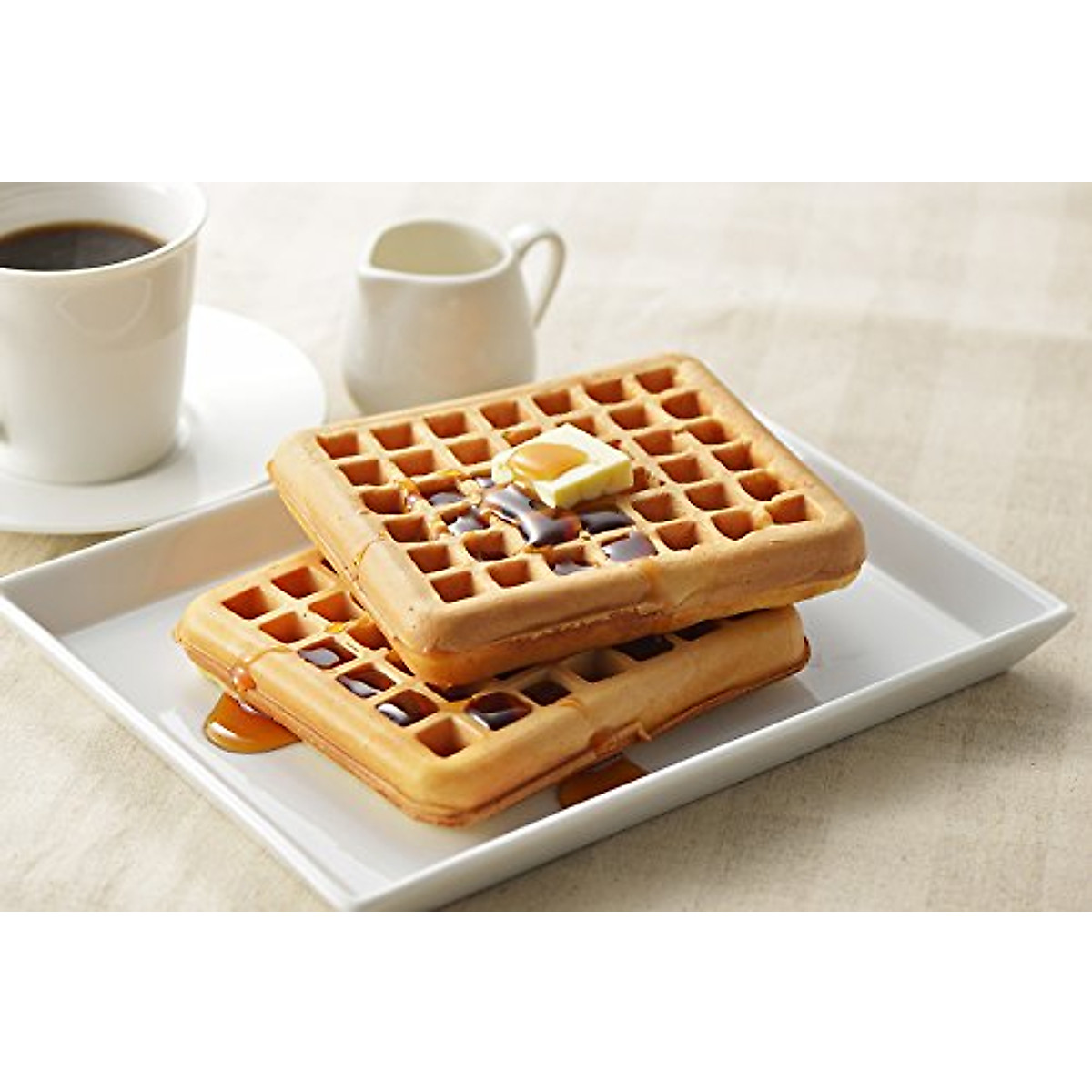 Yoshikawa SJ2275 Waffle Maker, Single, Fluorine Treatment, For Gas Stoves, Black, 13.6 x 5.6 x 1.3 inches (34.5 x 14.3 x 3.2 cm)