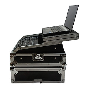 Harmony Audio HC19MIXLT Flight 11U Universal 19" Mixer Glide Laptop Stand Custom Case