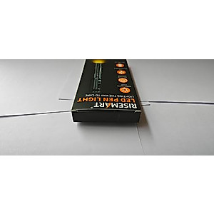 RISEMART Pen Light for Nurse, Rechargeable LED Medical PenLight, Warm/Cool White & Stepless Dimming, Portable Medical PenLight for Nurse, Doctor, First Aid, EMT, Nursing,Nursing Student (Black)