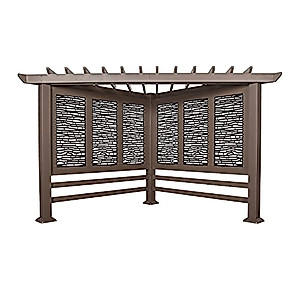 Backyard Discovery Hampton Traditional Steel Cabana Pergola