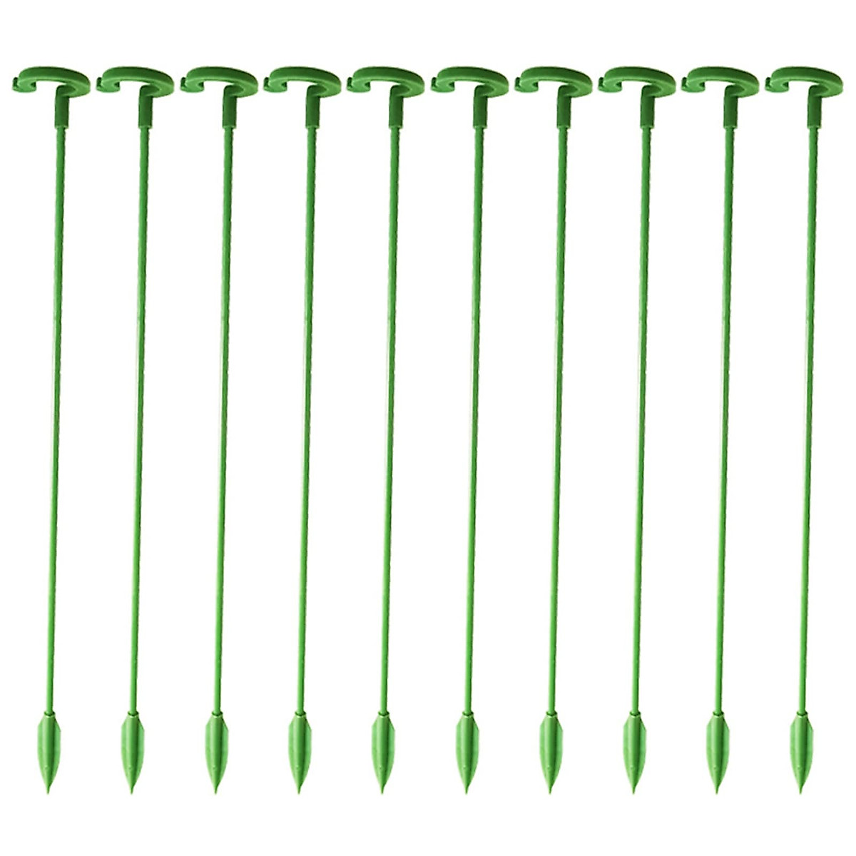 Plants Support Rods 10 Pcs Garden Bonsai Bracket Stake Single Stem Shrub Holder for Indoor Outdoo Garden Flower Potted Support Rod support rod for plants