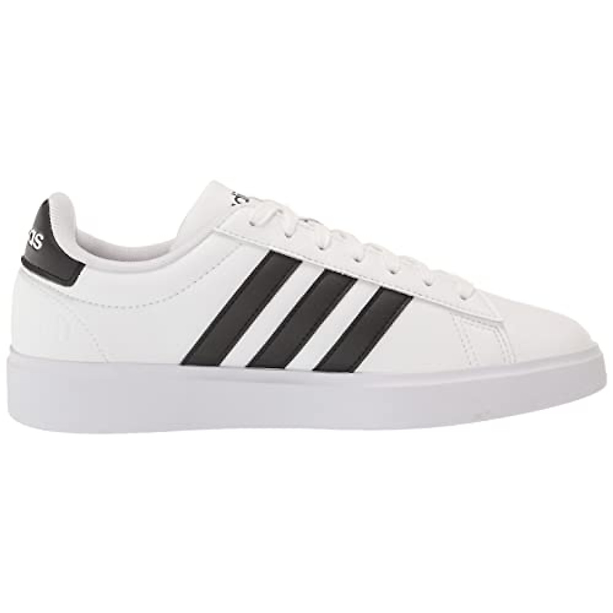 adidas Men's Grand Court 2.0 Tennis Shoe, FTWR White/Core Black/FTWR White, 9.5