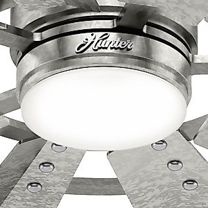 Hunter Fan Company 50736 Crescent Falls Ceiling Fan, 52, Galvanized