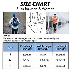 HIGHLOONG Lightweight Gloves Liner-glove liners for cold weather women and men, Thermal Touch Screen Glove Liners for Running Cycling Driving Hiking.(M)