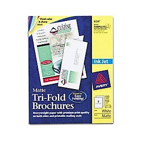 AVE8324 - Tri-Fold Brochures for Inkjet Printers