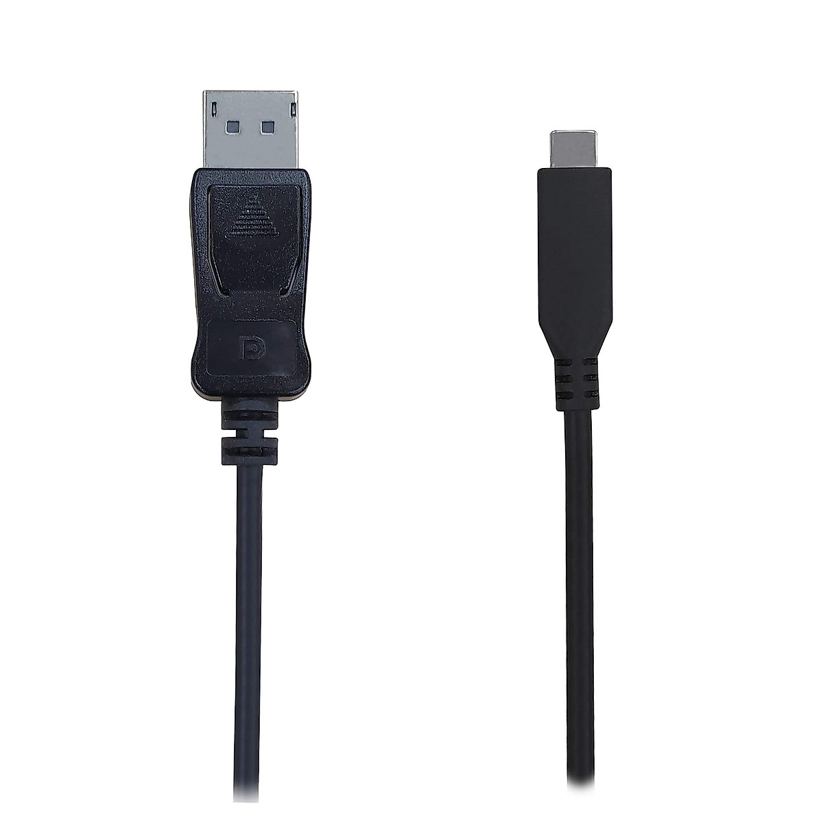 Accell USB-C to DisplayPort 1.4 Cable - 8K Bidirectional Video Adapter Cable, HBR3/HDR/DSC - Compatible with USB-C/Thunderbolt 3, Black (U243C-006B-2)