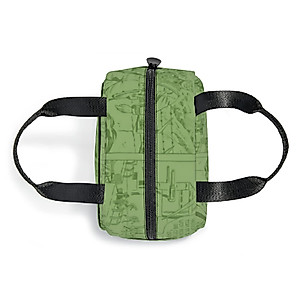 Grehge MNBVCX Green Insulated Lunch Bag Comics Lunch Box Portable Lunch Kit for Men Women Travel Picnic Beach